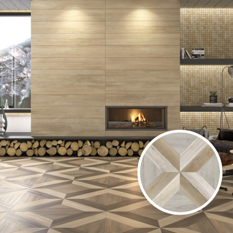 BSM Carrelage - Carrelage intérieur effet parquet 80x80 – Base Home ...